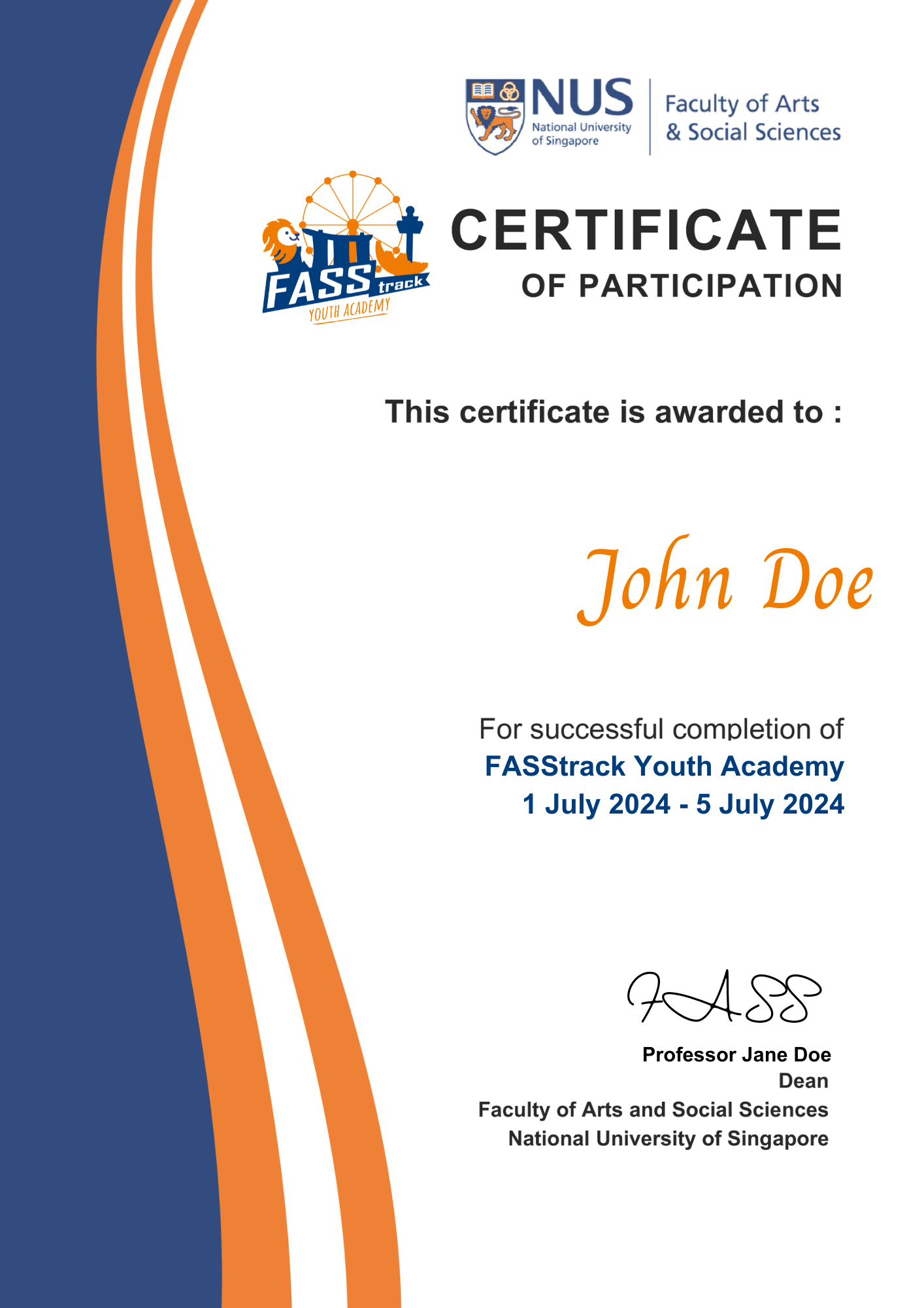 【SG】NUS Summer School - 阿思丹（ASEEDER）—中国领先的国际素质教育平台